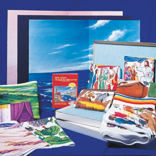 Flanellograf med berättelser från Bibeln – lär och lek